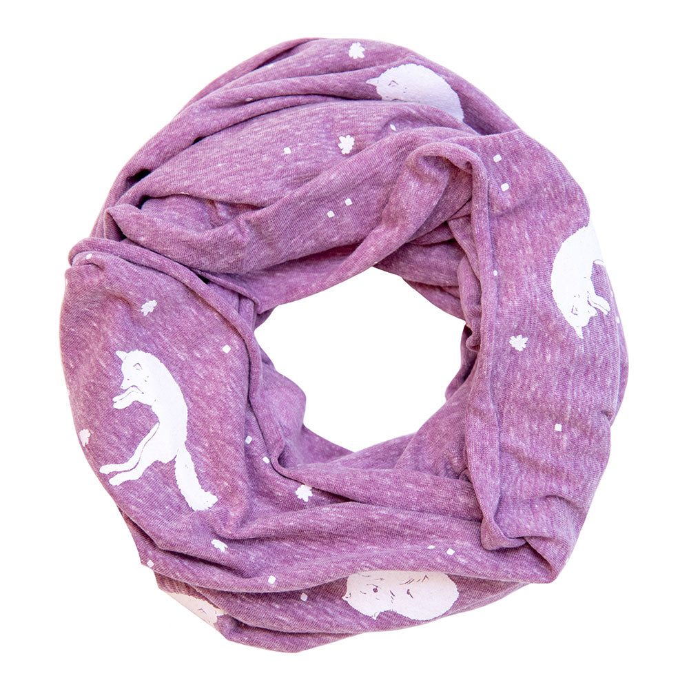 Arctic Fox Infinity Scarf – cinder + salt